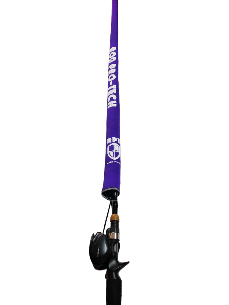 Baitcasting & Spinning Fishing Rod Sock by ROD PRO-TECH